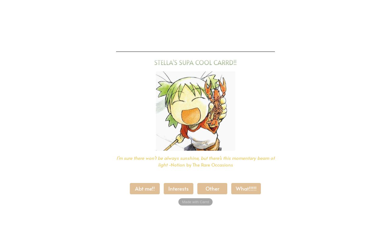 Stellascarrd